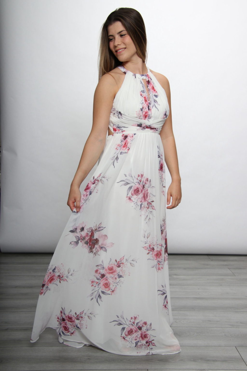 Elin wit (Avondjurken, Bruidsmeisjesjurken, Feestjurken) - Zoë & Zita