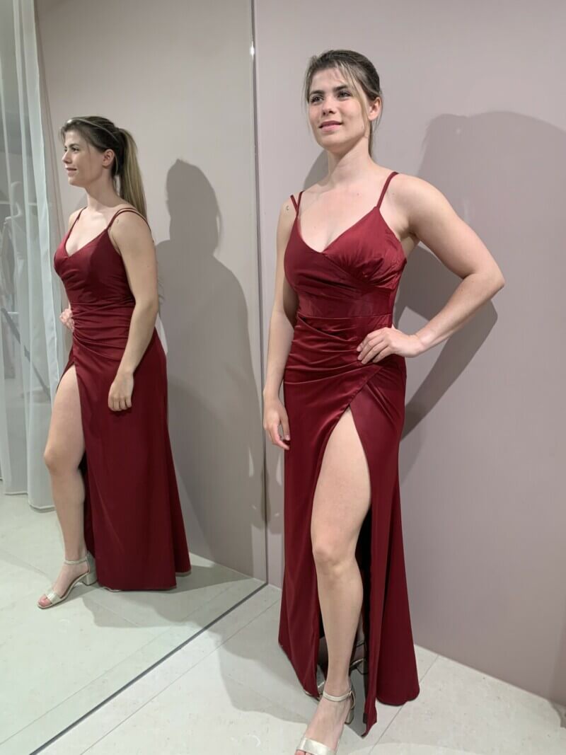 Zaroe bordeaux (Avondjurken, Feestjurken) - Zoë & Zita